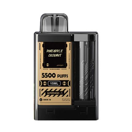 Vapengin 5500 Puffs Rechargeable 50mg 15ml Pineapple Coconut - House of ...