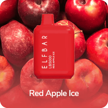Elf Bar LB5000 Puffs Red Apple Ice - House of Clouds