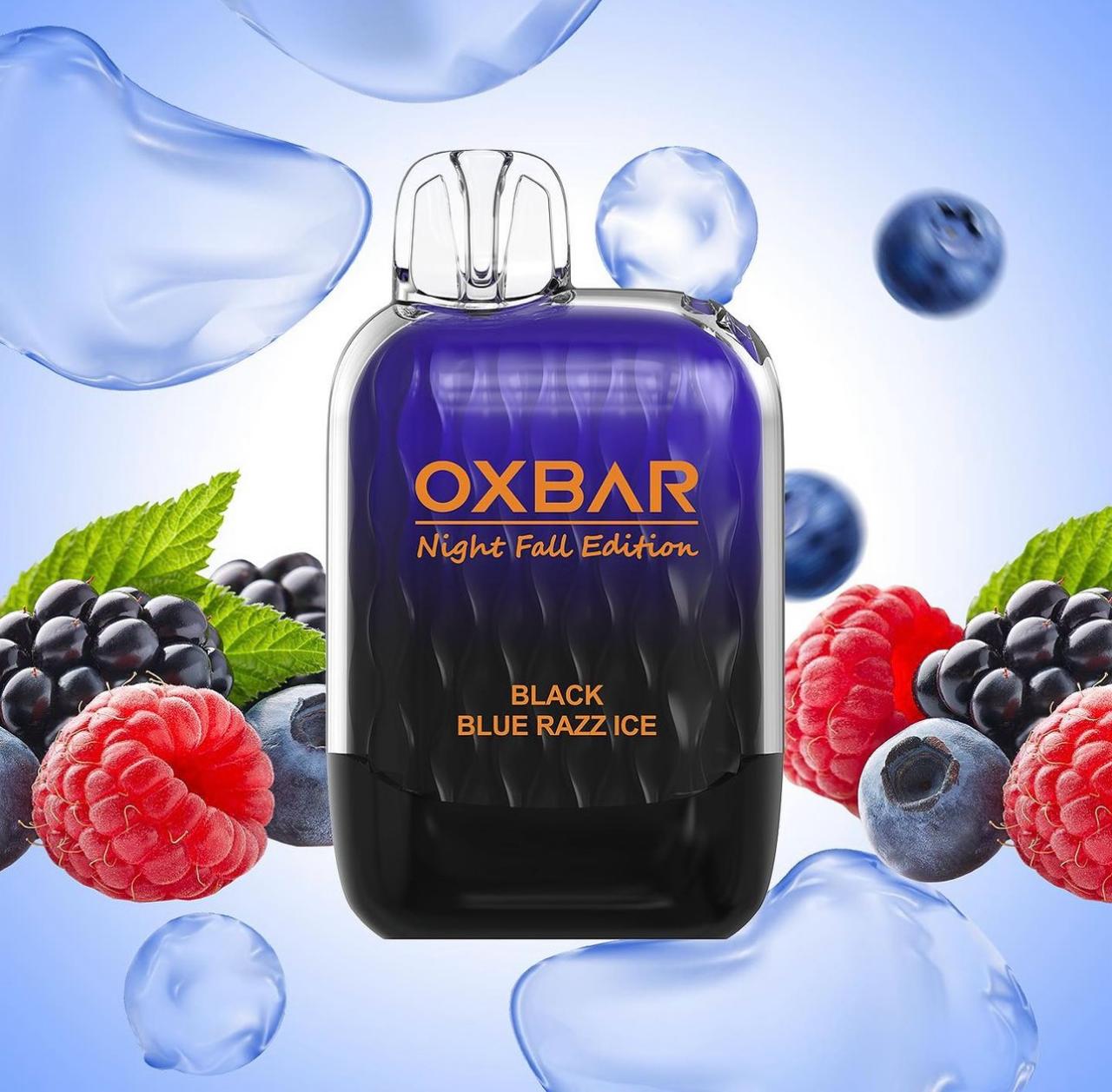 Oxbar G9000 Puffs 5% Black Blue Razz Ice - House of Clouds