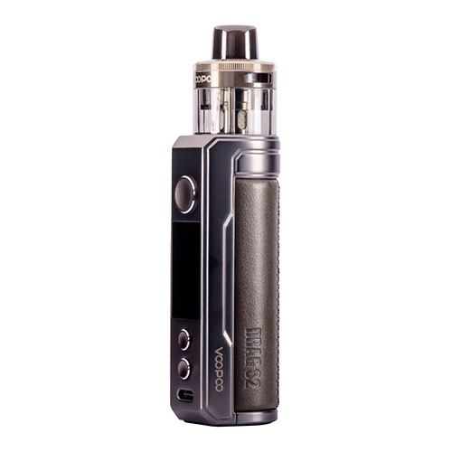 Voopoo Drag S2 Pod Kit - Grey Metal - House of Clouds