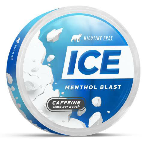 ICE Snus - Menthol Blast 100mg Caffeine Pouches - House of Clouds