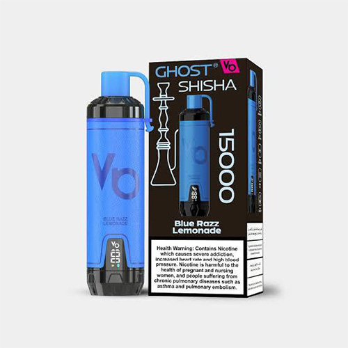 Ghost Shisha 15000 Puff - Blue Razz Lemonade - House of Clouds