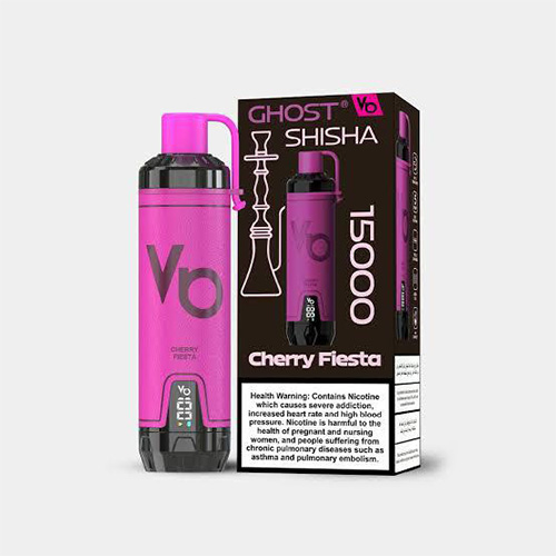 Ghost Shisha 15000 Puff - Cherry Fiesta - House of Clouds