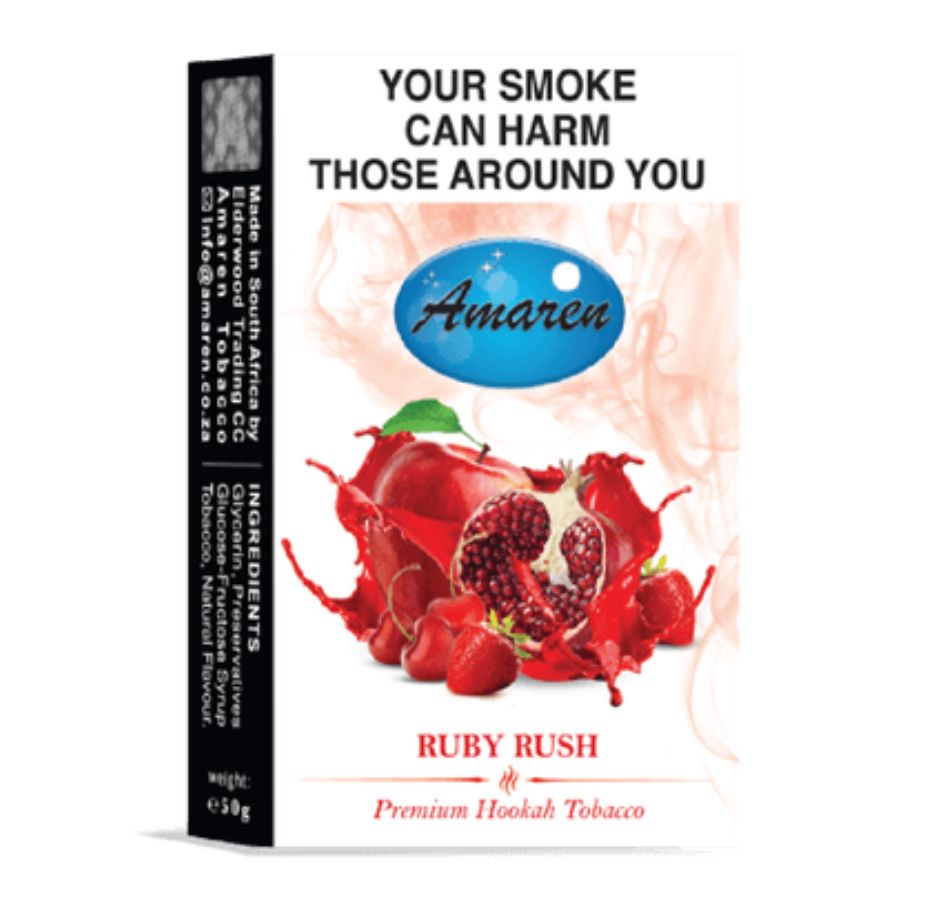 Amaren Hookah Flavour - Ruby Rush 50g - House of Clouds